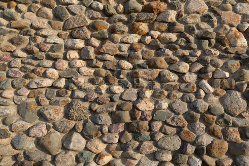 Cobblestone wall texture. stock image. Image of ancient - 107636457