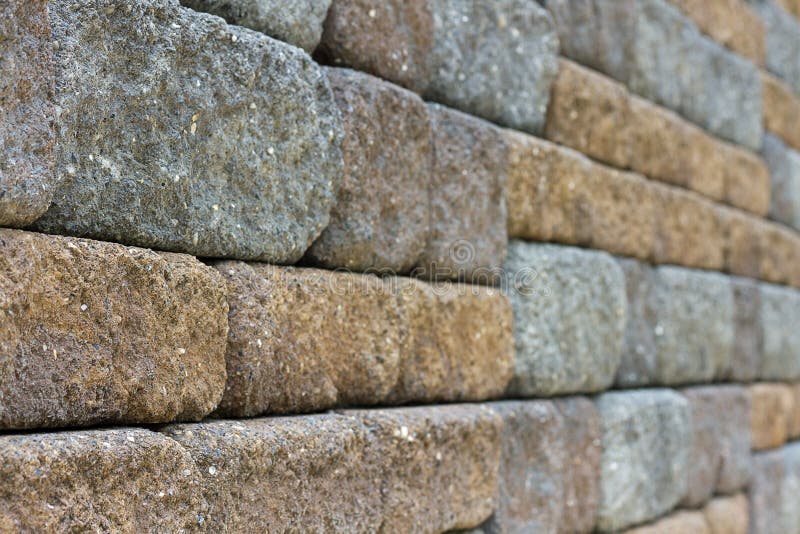 Cobblestone Wall stock photo. Image of material, granite - 48643660