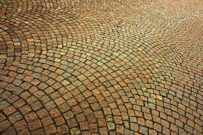Cobblestones pavement stock photo. Image of pavement, circle - 3615862