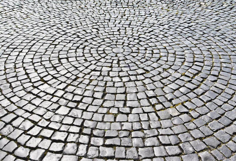 Cobblestone Circle Pattern stock photo. Image of circles - 107556