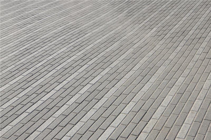 The Cobblestones Road in Town Square. Background Texture in Perspective ...