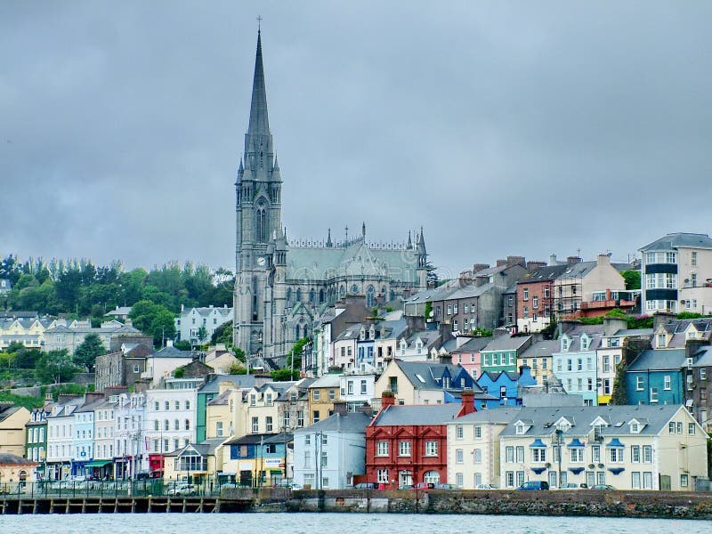 Cobh waterfront stock photo. Image of place, outdoors - 119336732