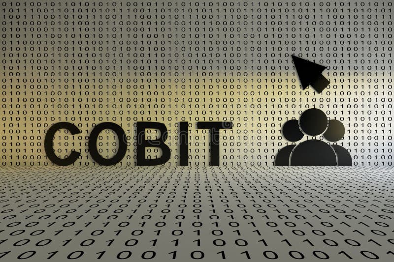 COBIT Concept Text Sunlight 3D Stock Illustration - Illustration of ...