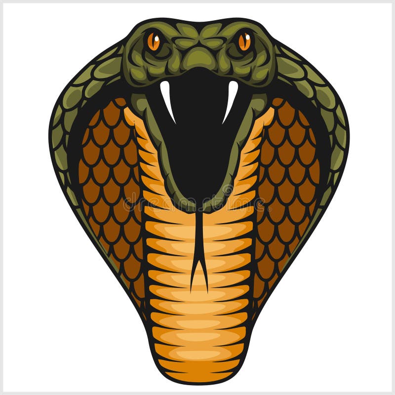 How To Draw A Cobra Snake Head