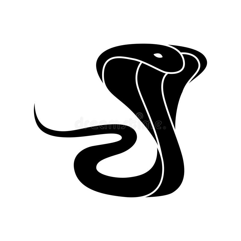 Cobra Icon Vector on Trendy Design Stock Vector - Illustration of curve ...