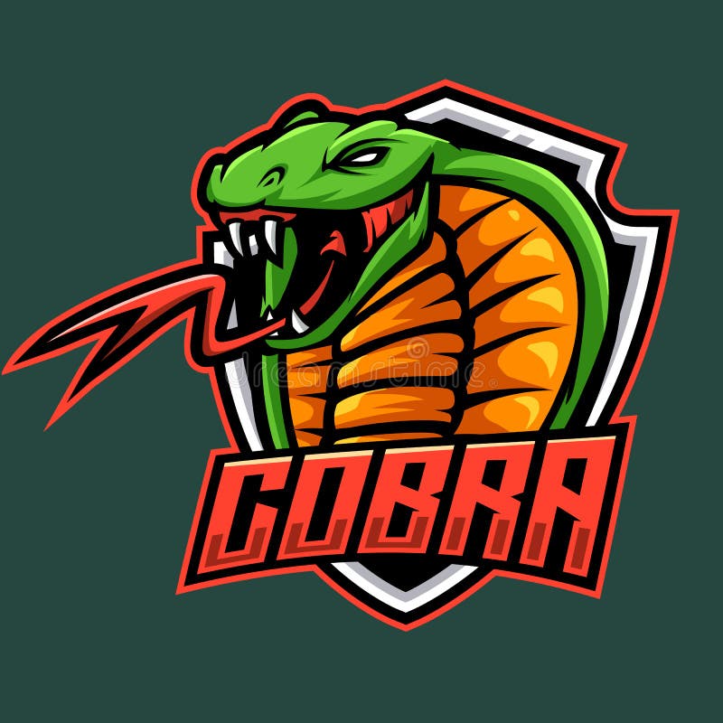 Cobra Mascot Logo E Sport Illustration Stock Vector - Illustration of ...