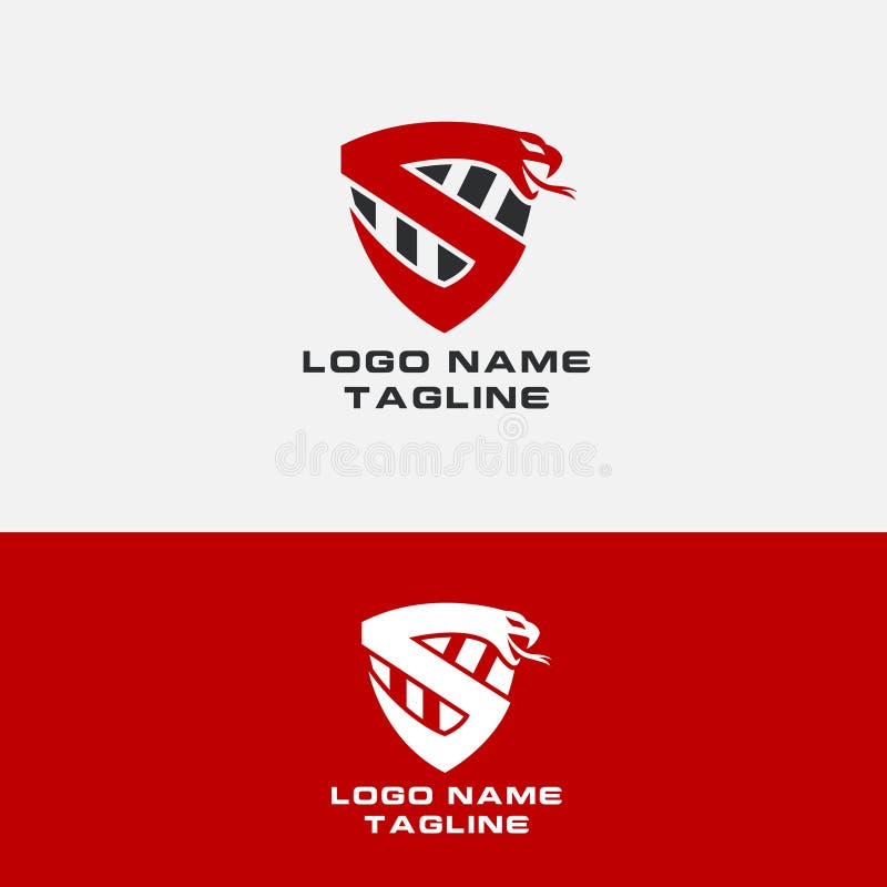Snake Shield Logo Design Vector Stock Vector - Illustration of creative ...