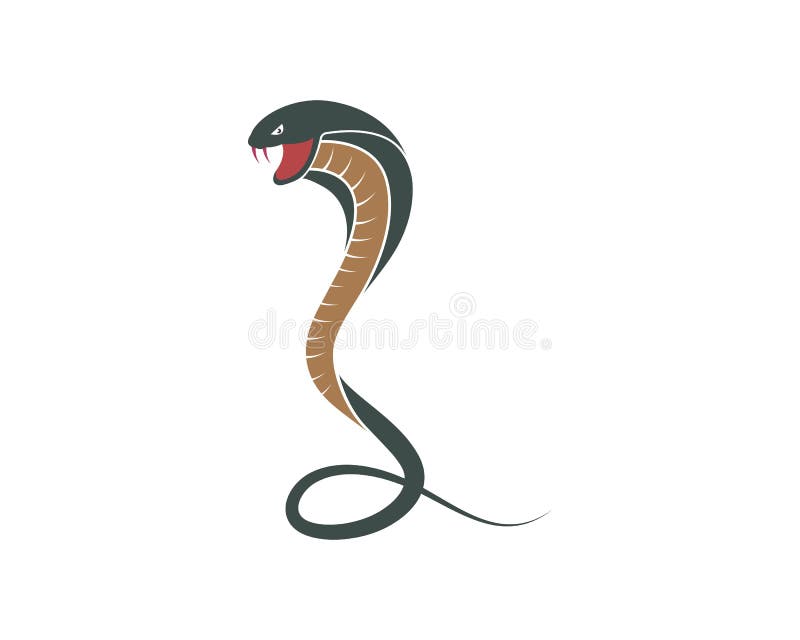 Cobra Snake Vector Illustration Icon Stock Vector - Illustration of ...