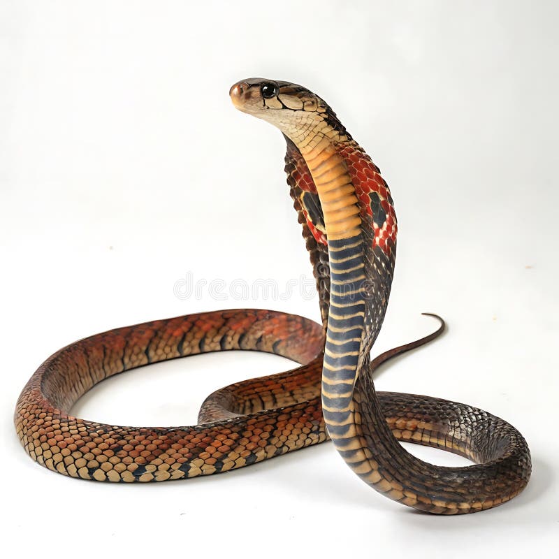 Cobra in Transparent Background Closeup of a Boa Constrictor Showing ...