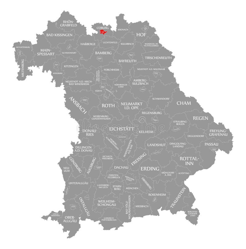 Coburg City Federal Republic of Germany, Urban District Upper Franconia, Free State of Bavaria ...