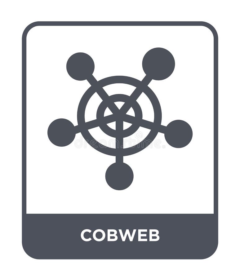Cobweb Icon in Trendy Design Style. Cobweb Icon Isolated on White ...
