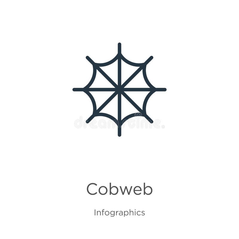 Cobweb Icon Vector. Trendy Flat Cobweb Icon from Infographics ...