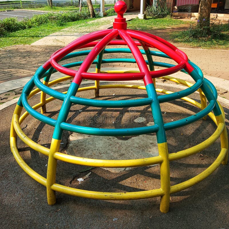 Cobweb Kids Game Tools in the Playground Stock Image - Image of game ...