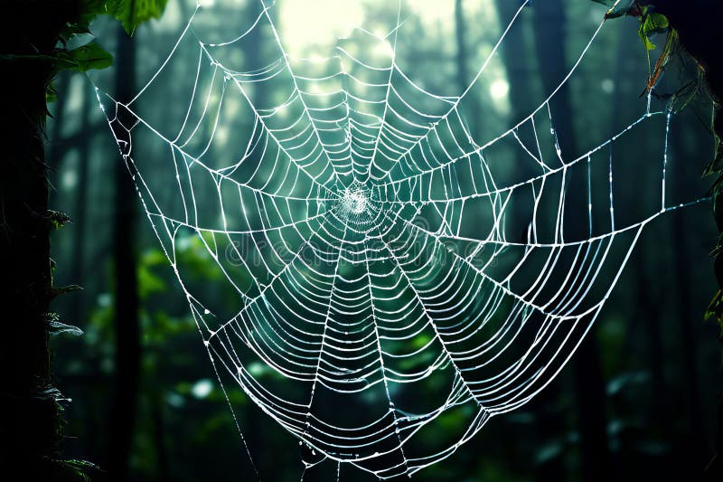 Cobweb and Parallel Universes Use a Cobweb To Explore the Concep Stock ...