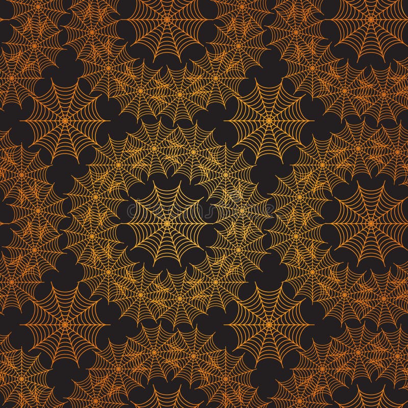 Cobweb seamless pattern stock vector. Illustration of october - 60099141