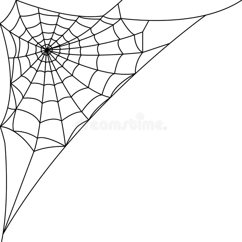Cobweb Spider Halloween Set Scary Spiders Vector Stock Vector ... Cobweb Spider Halloween Set Scary Spiders Vector Stock Vector ...