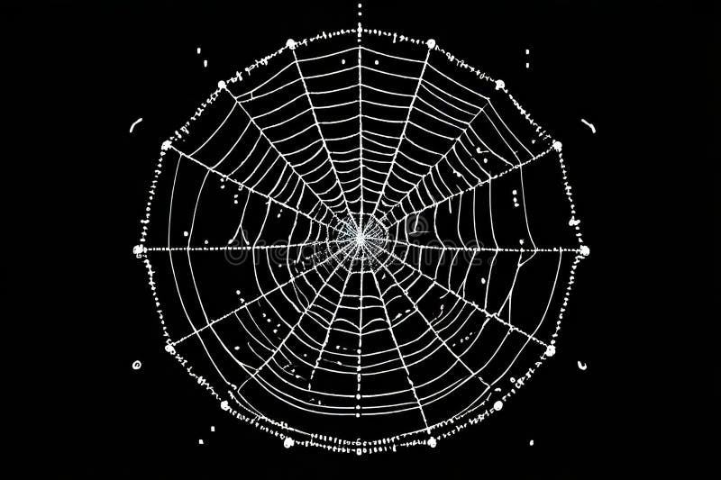 Cobweb Text Create an Ascii Art Representation of a Cobweb Using Stock ...