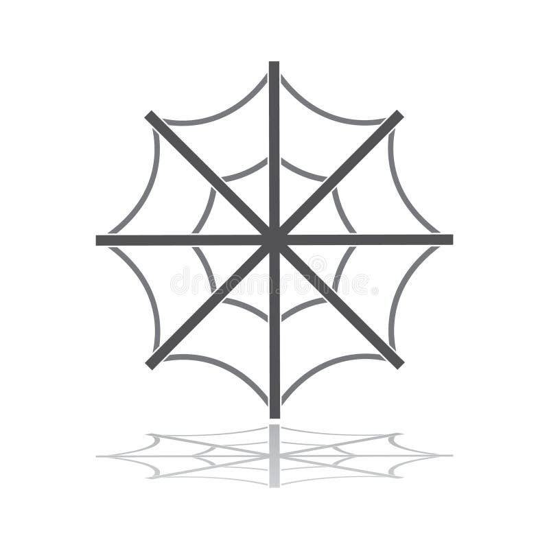 Cobweb. Vector Illustration Decorative Background Design Stock Vector ...