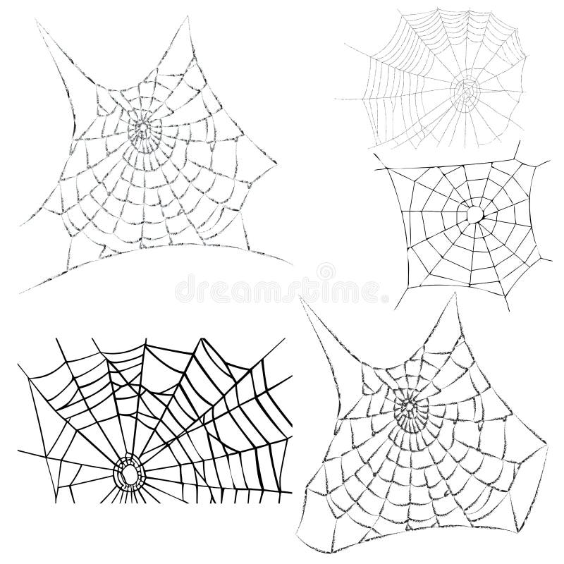 Cobwebs stock vector. Illustration of element, netting - 22465718