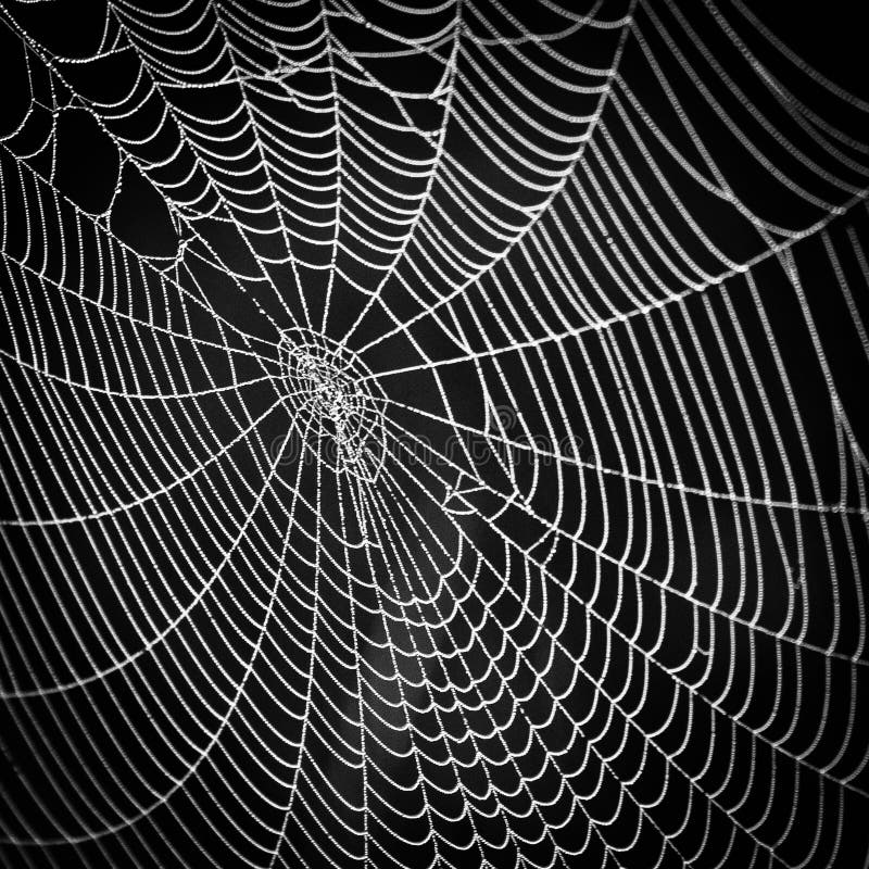 Cobwebs on a Natural Background Stock Image - Image of frame, computer ...