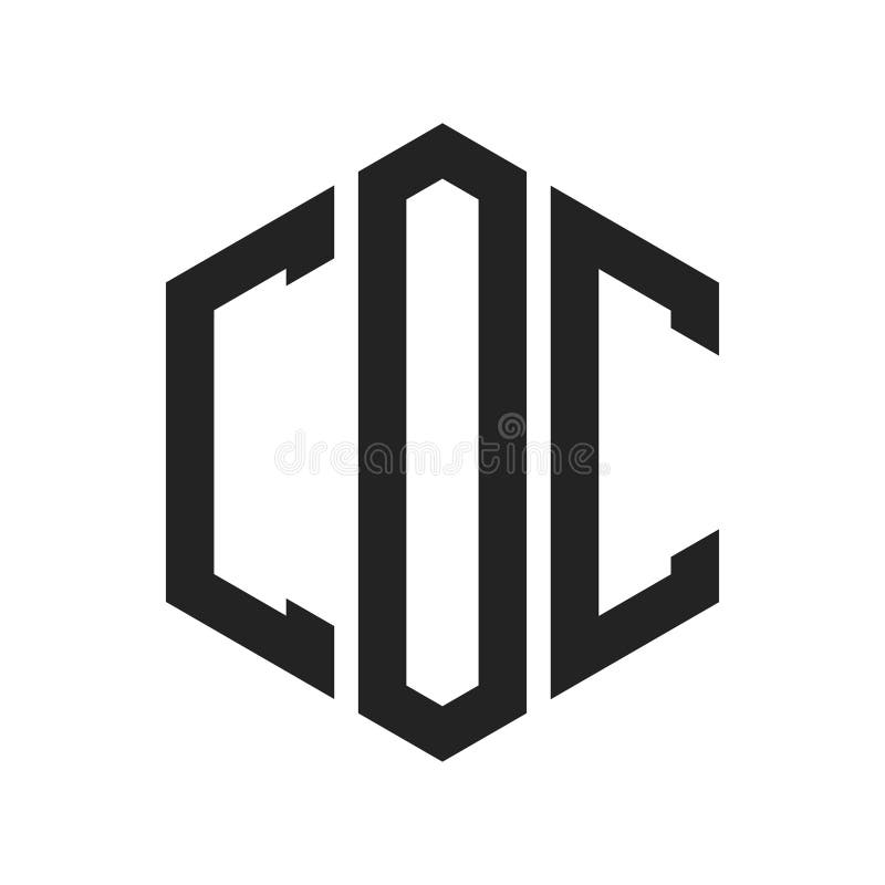 COC Logo Design. Initial Letter COC Monogram Logo Using Hexagon Shape ...