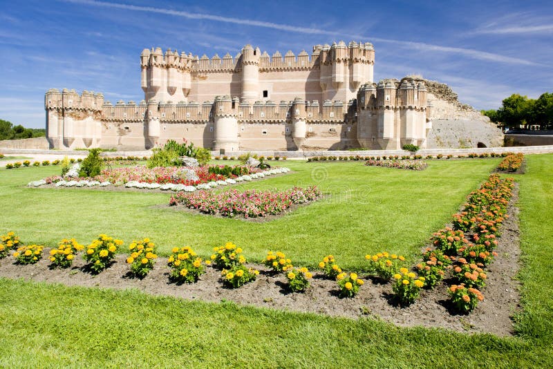 Coca Castle, Castillo De Coca in Segovia Province Stock Image - Image ...
