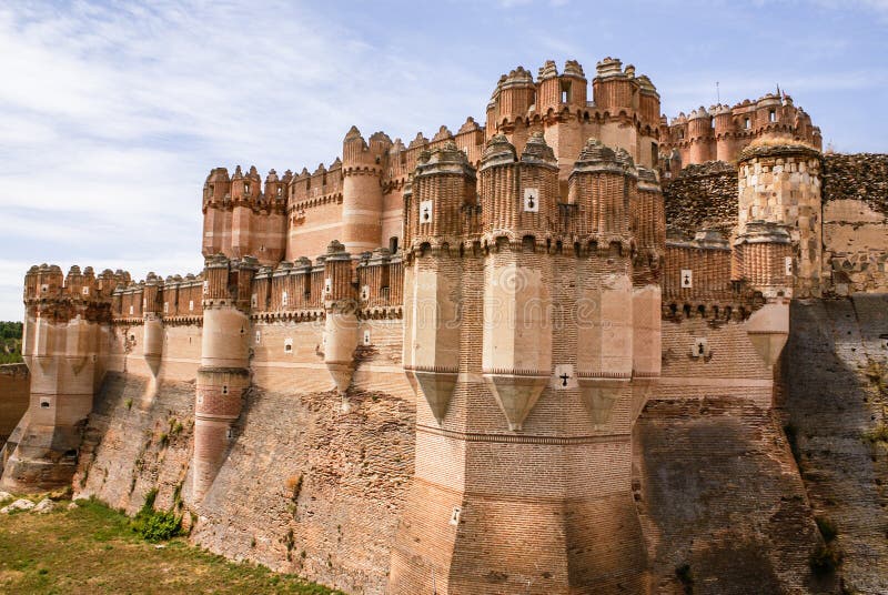 Coca Castle (Castillo De Coca) is a Fortification Constructed in Stock ...