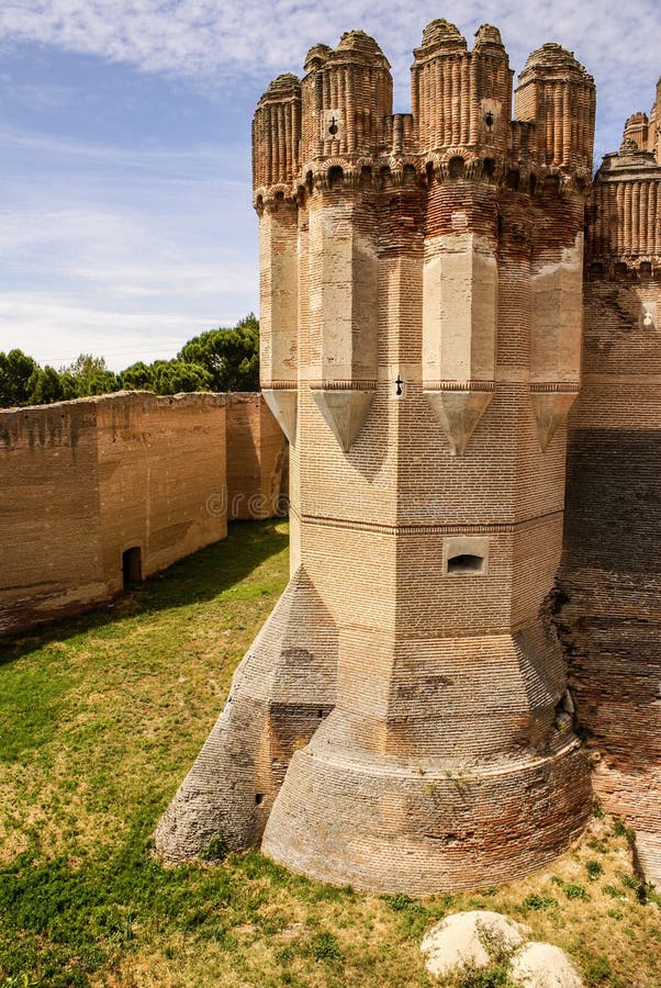 Coca Castle (Castillo De Coca) is a Fortification Constructed in Stock ...