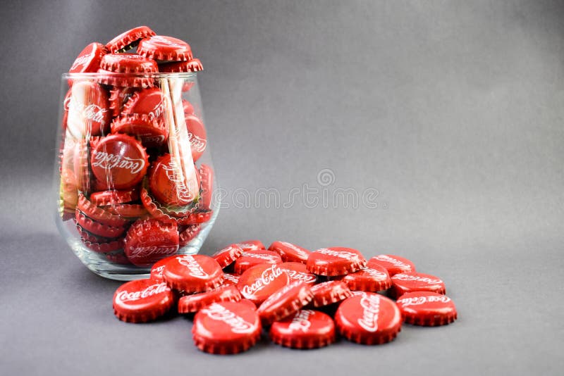 Coca Coke Caps. cupful editorial photo. Image of fresh - 161526841