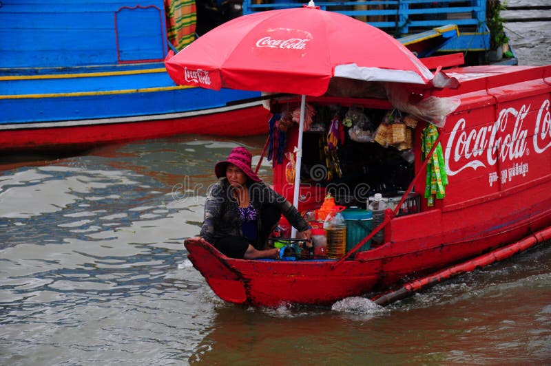Coca Cola boat editorial photography. Image of boat, asean - 43992267