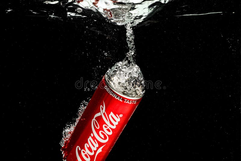 Coca cola can editorial stock image. Image of label - 193002089