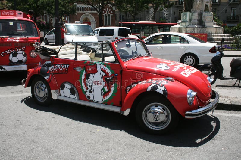 Coca-cola car editorial photography. Image of ball, sponsor - 25272642