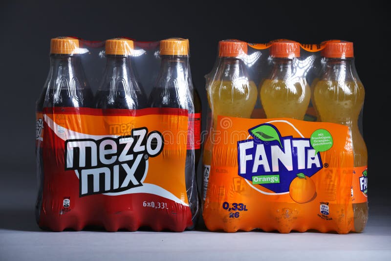 Fanta and Mezzo Mix Packs of Drinks Editorial Photography - Image of ...