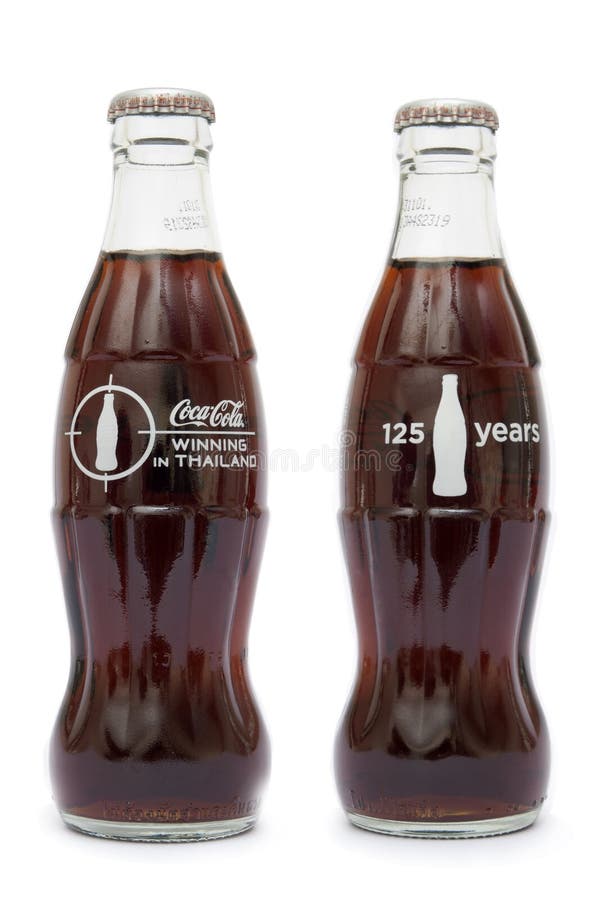 Bouteille De Forme De Coca-cola Image éditorial - Image du repère ...