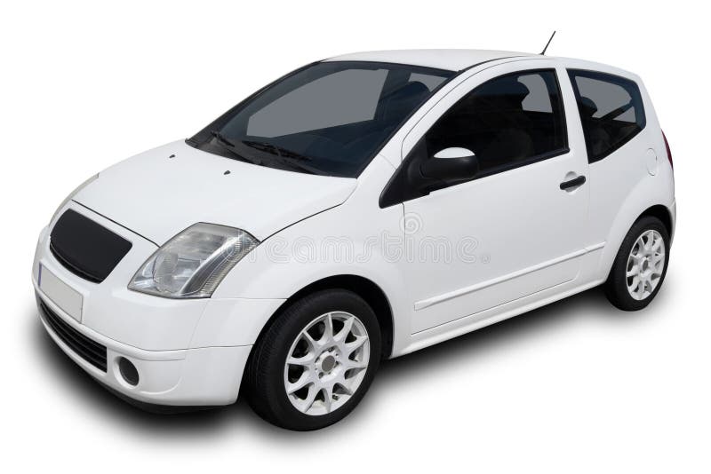 Coche blanco foto de archivo. Imagen de automotor, modelo - 31216422
