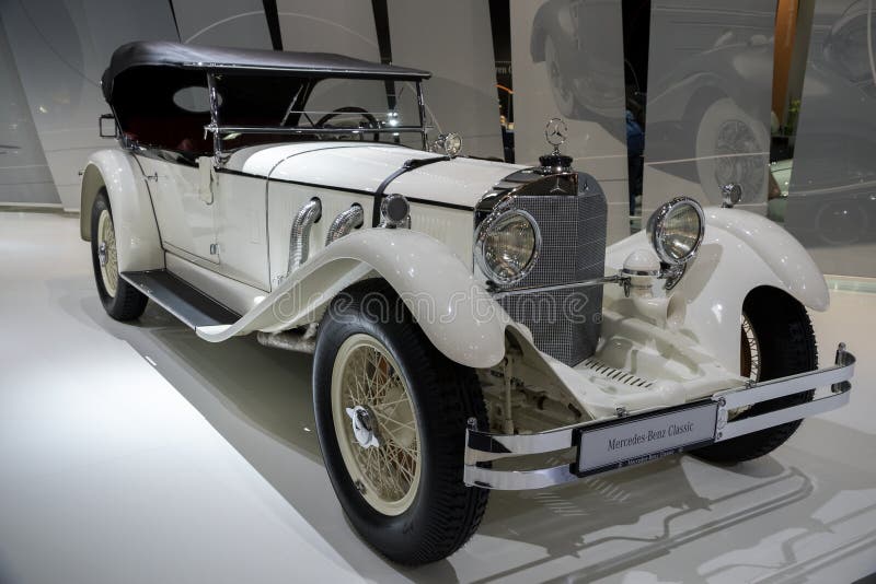 Coche 1927 Del Vintage De Mercedes Benz Type S W06 Imagen de archivo ...
