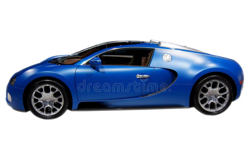 Coche Deportivo Azul Aislado Imagen de archivo - Imagen de deporte ...