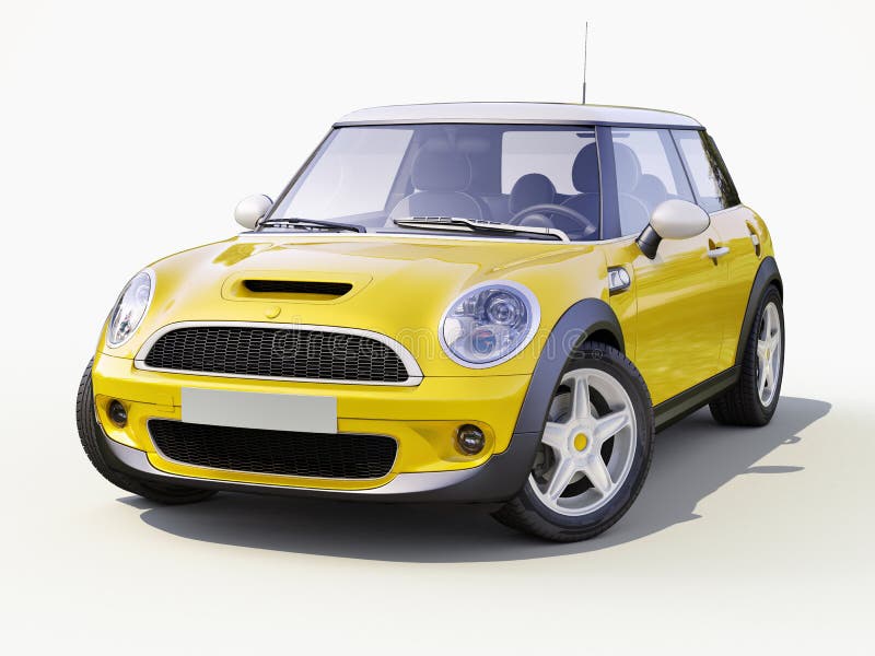 Coche Moderno De La Ciudad Compacta Foto de archivo - Imagen de ...