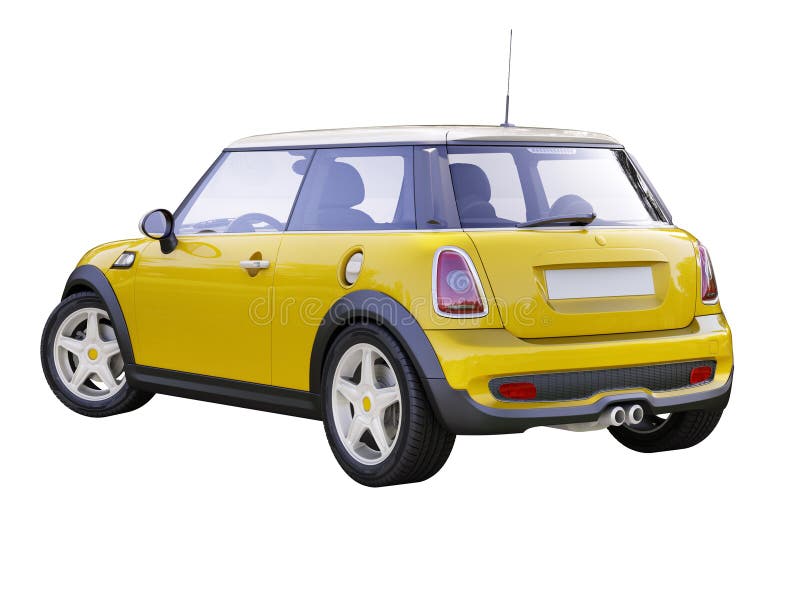 Coche Moderno De La Ciudad Compacta Imagen de archivo - Imagen de ...