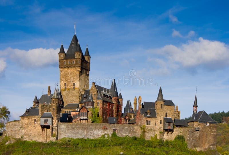 Cochem Allemagne image stock. Image du château, construction - 9023885