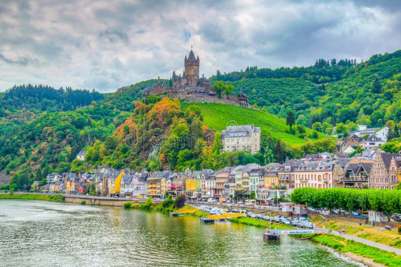 COCHEM, GERMANY, AUGUST 15, 2018: Reichsburg Cochem in Germany ...