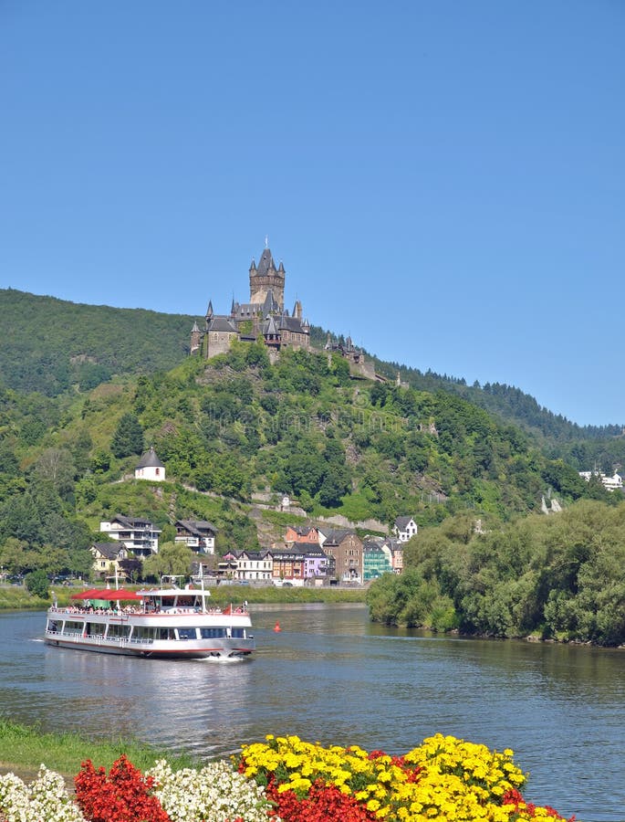 Cochem, Mosel-Fluss, Deutschland Stockfoto - Bild von reise, berühmt ...