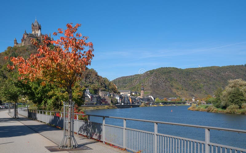 Cochem, Moselle, Germany editorial photography. Image of scenics ...