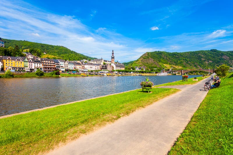 Cochem old town in Germany stock image. Image of architecture - 143267063