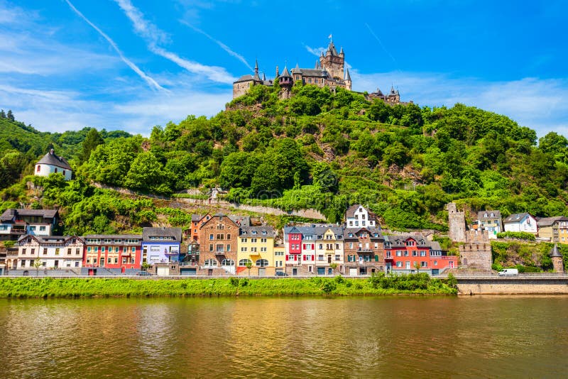 Cochem old town in Germany stock photo. Image of landmark - 166235638