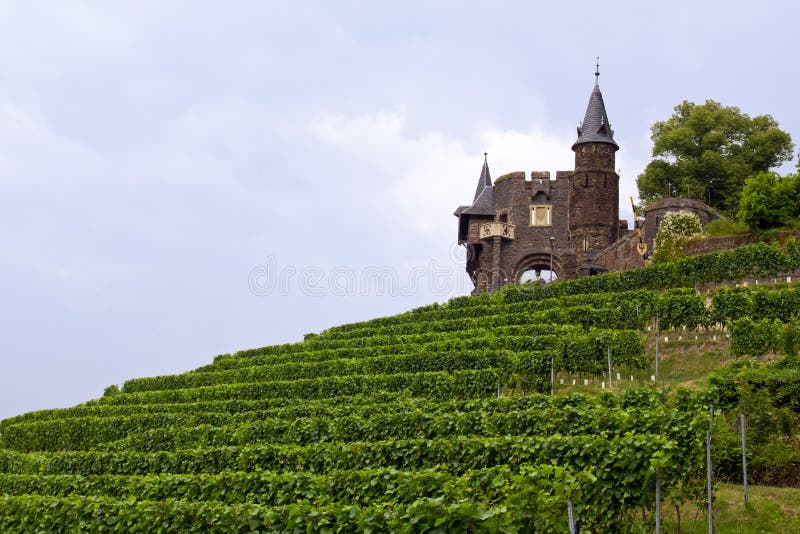 Regain Au-dessus De Ville De Cochem Le Matin Image stock - Image du ...