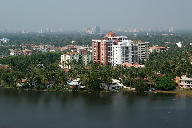 Cochin (kochi), Kerala, India Sul Imagem de Stock - Imagem de casa ...