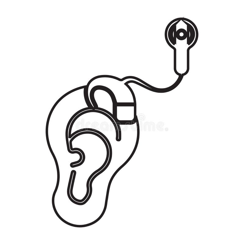 Cochlear, Cybernetics, Ear Icon Stock Illustration - Illustration of ...