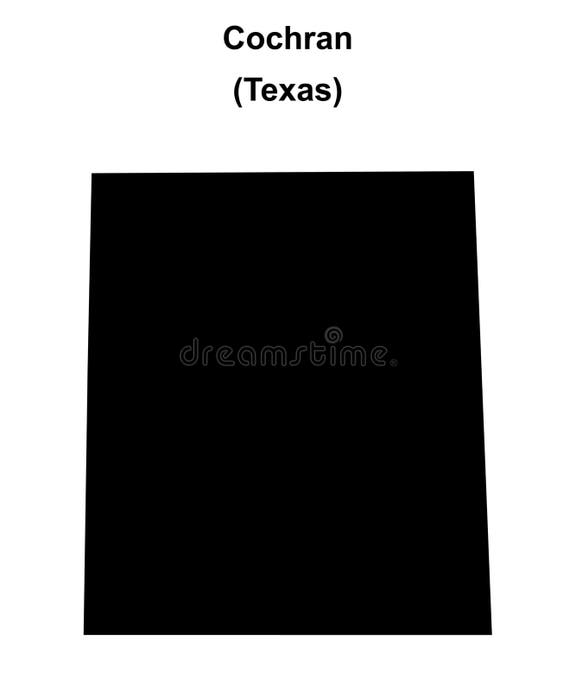 Cochran outline map stock vector. Illustration of silhouette - 361790896