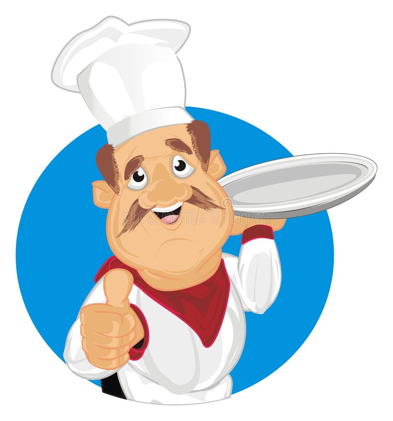 Cocine y firme stock de ilustración. Ilustración de cocinero - 136487957